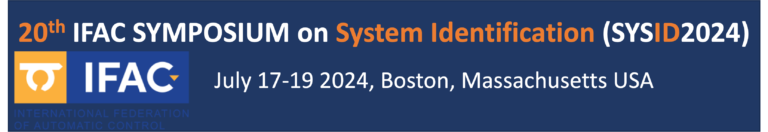 General information - IFAC Symposium on Systems Identification ...